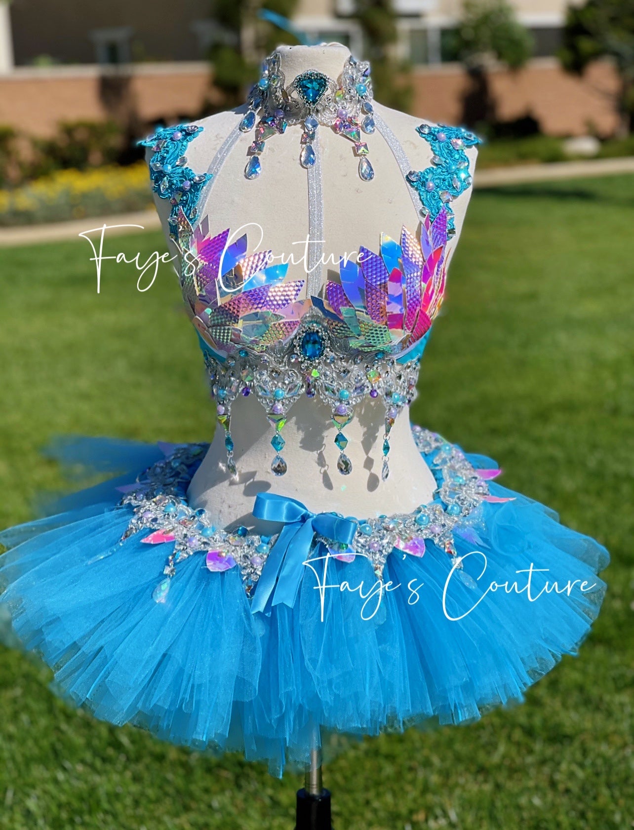 Princess Elsa Inspired outfit set, Rave wear, EDC, Music festival, Cos ...